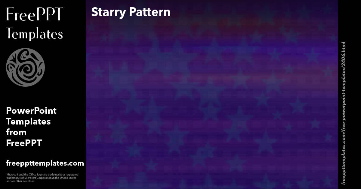 Starry Pattern - PowerPoint Templates