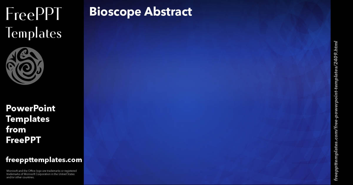 Bioscope Abstract - PowerPoint Templates