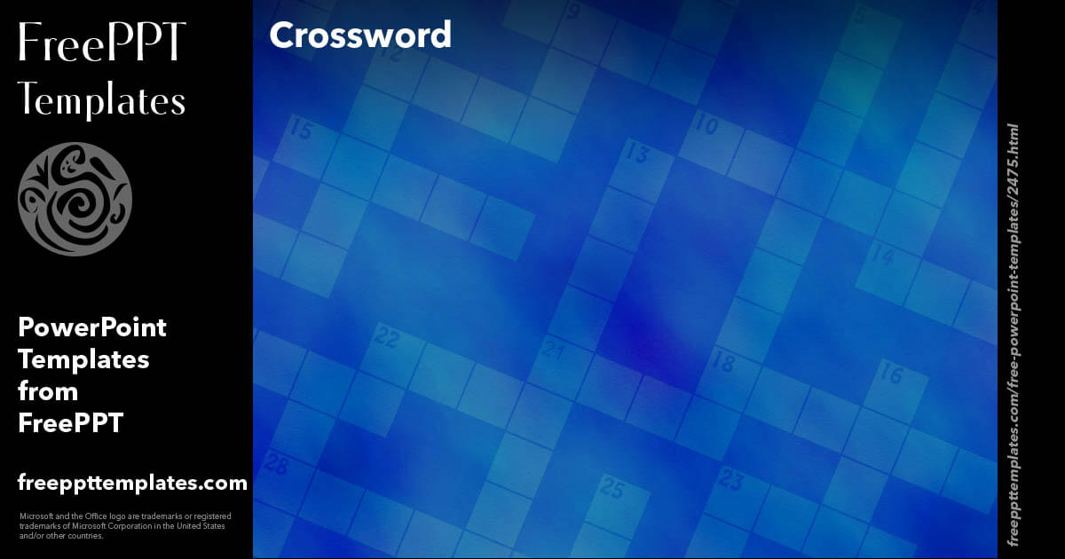 Crossword 03 - PowerPoint Templates