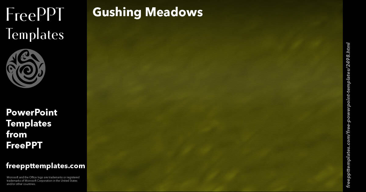 Gushing Meadows - PowerPoint Templates