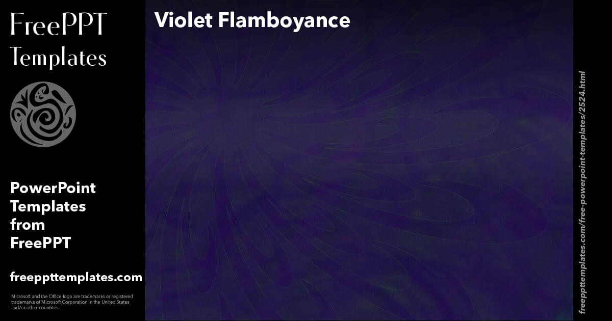 Violet Flamboyance - PowerPoint Templates