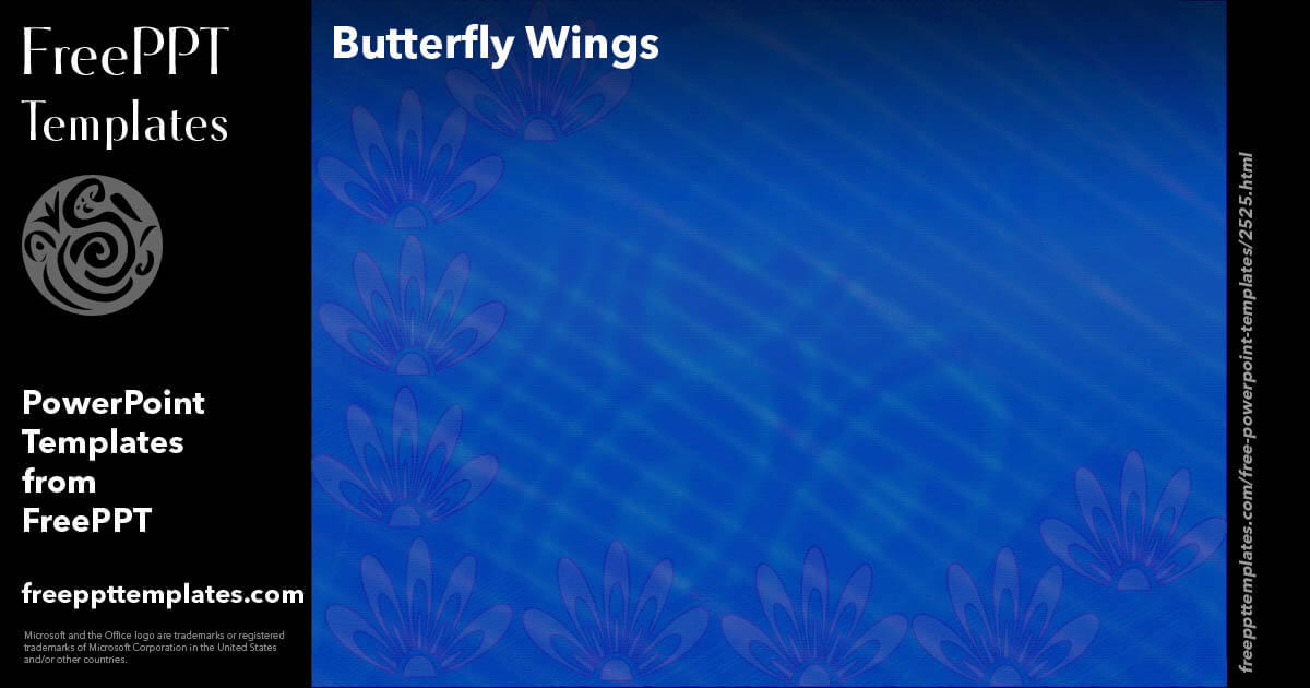 Butterfly Wings - PowerPoint Templates