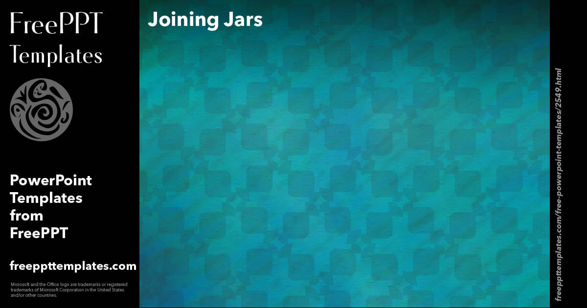 Joining Jars - PowerPoint Templates