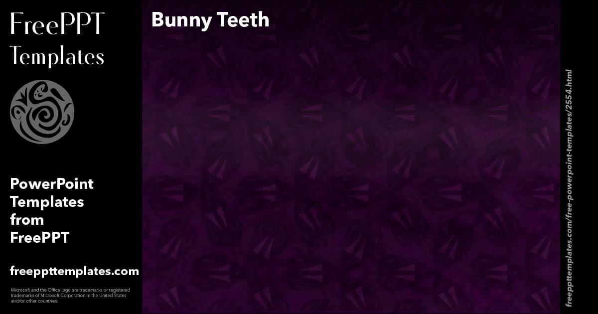 Bunny Teeth - PowerPoint Templates