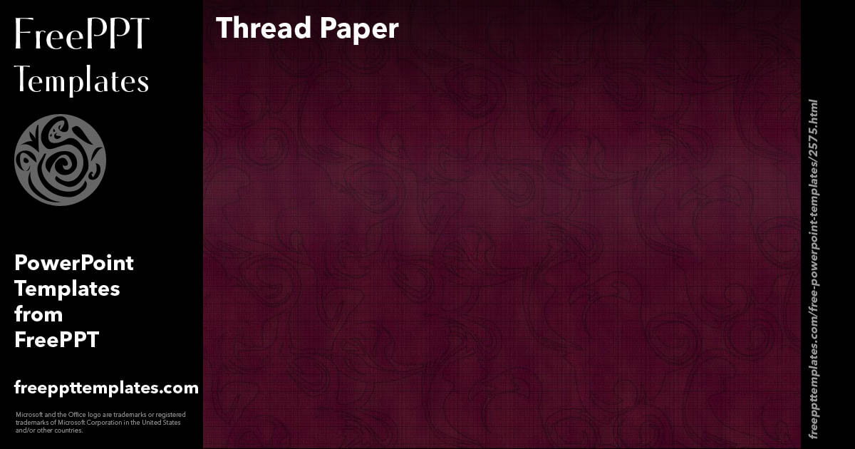 Thread Paper - PowerPoint Templates