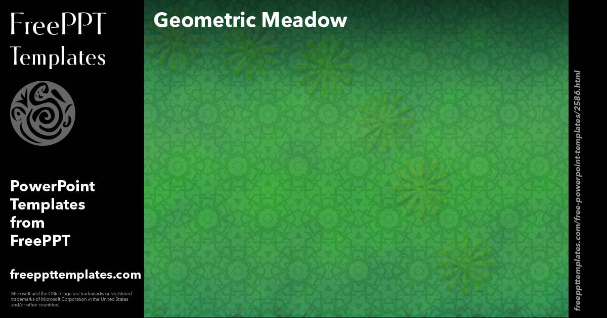 Geometric Meadow - PowerPoint Templates