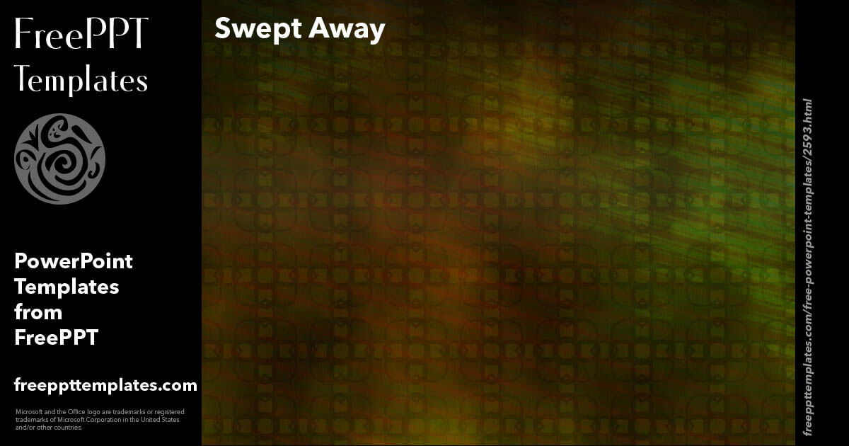 Swept Away - PowerPoint Templates