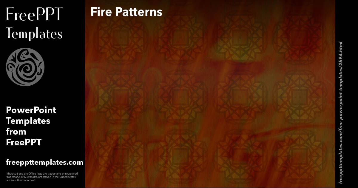 Fire Patterns - PowerPoint Templates
