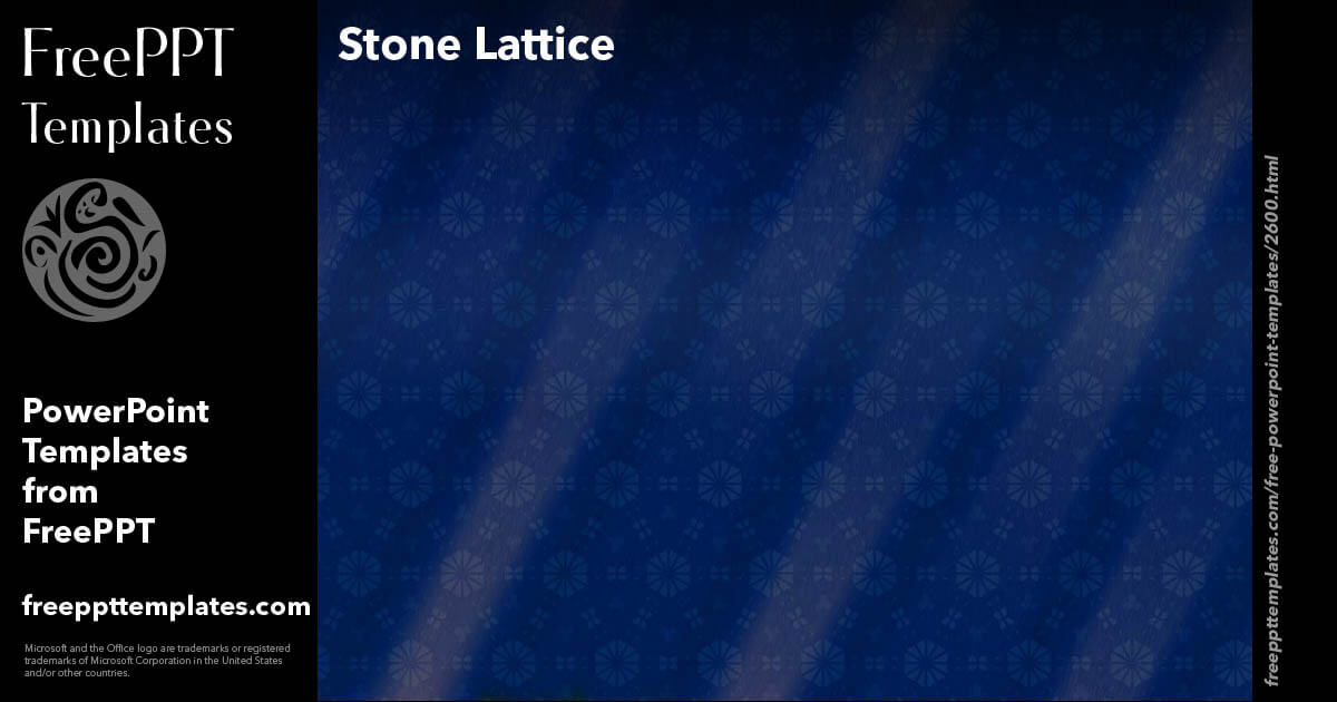 Stone Lattice - PowerPoint Templates