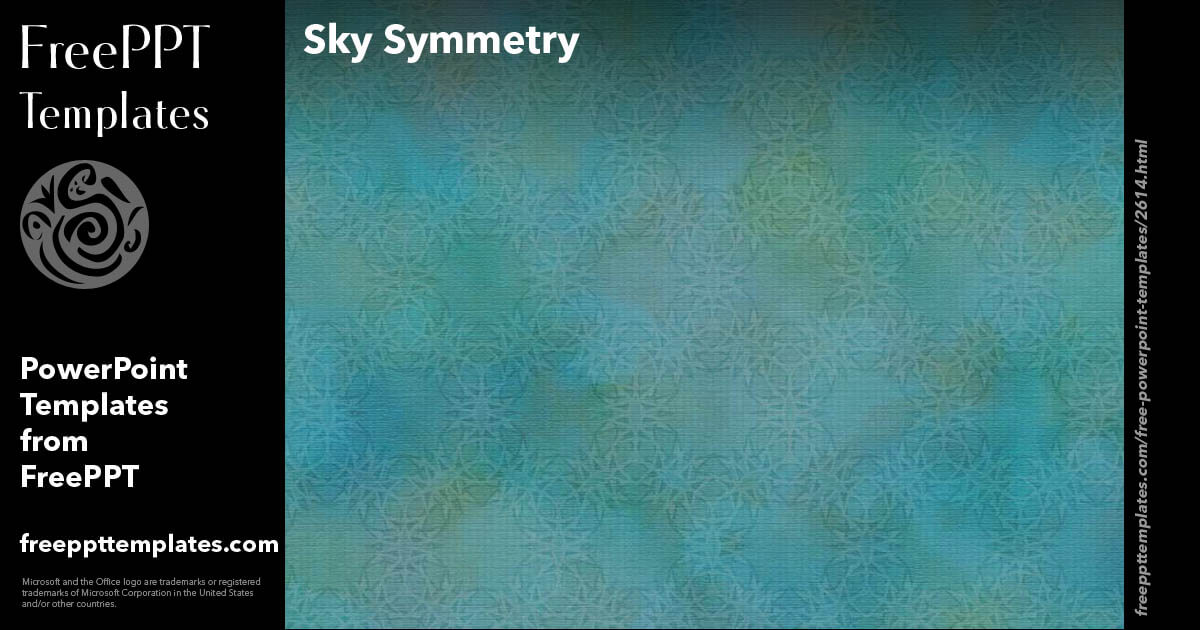 Sky Symmetry - PowerPoint Templates