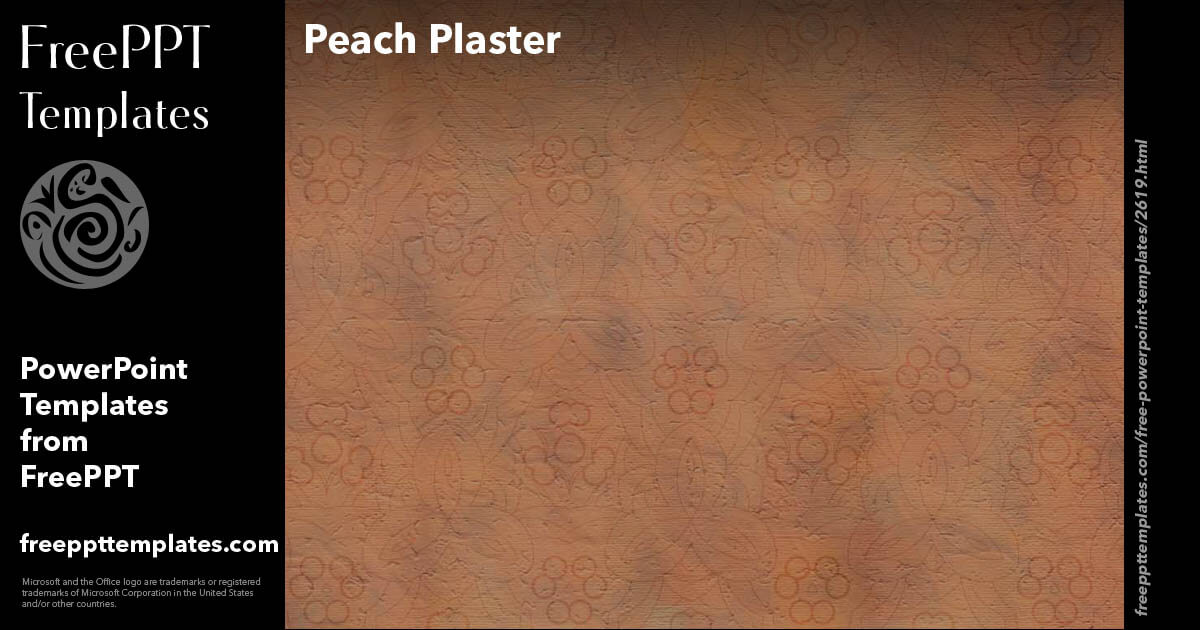 Peach Plaster - PowerPoint Templates