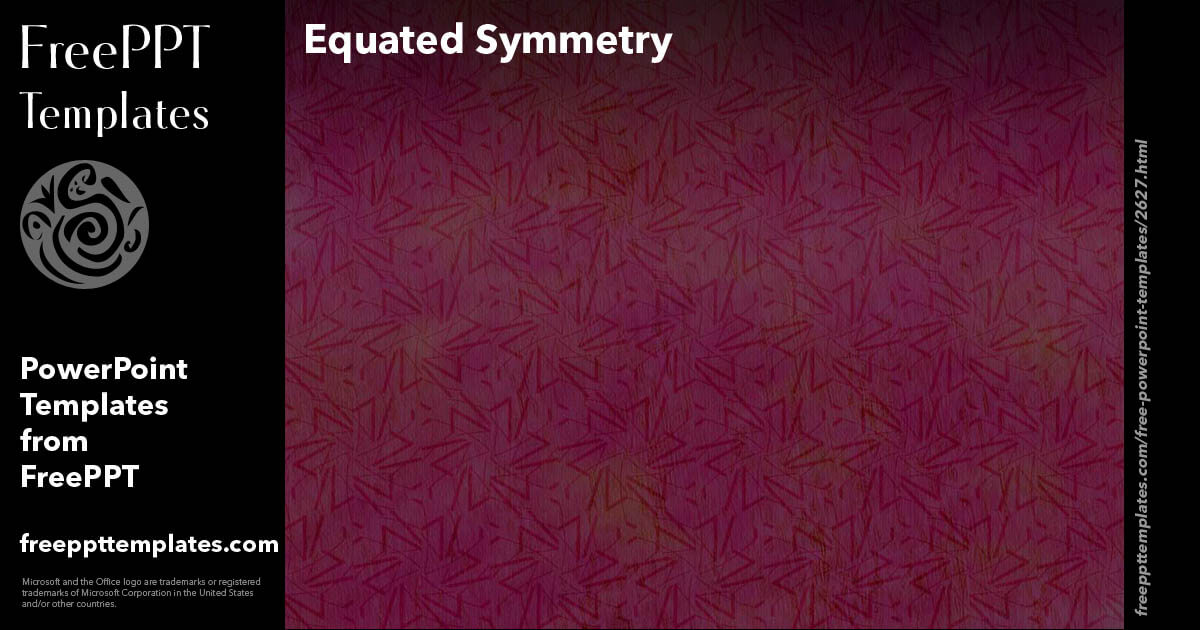Equated Symmetry - PowerPoint Templates