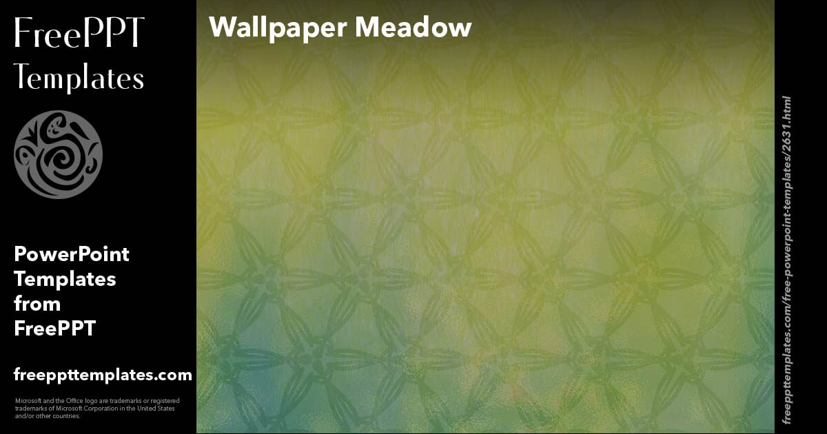 Wallpaper Meadow - PowerPoint Templates