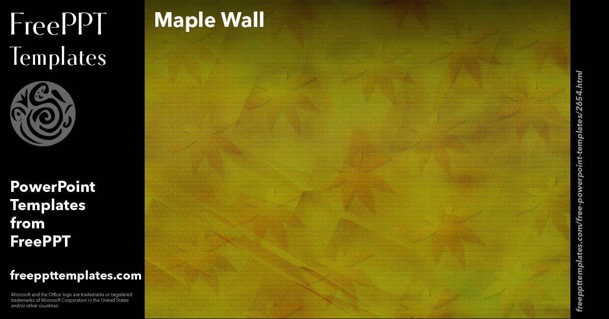 Maple Wall - PowerPoint Templates