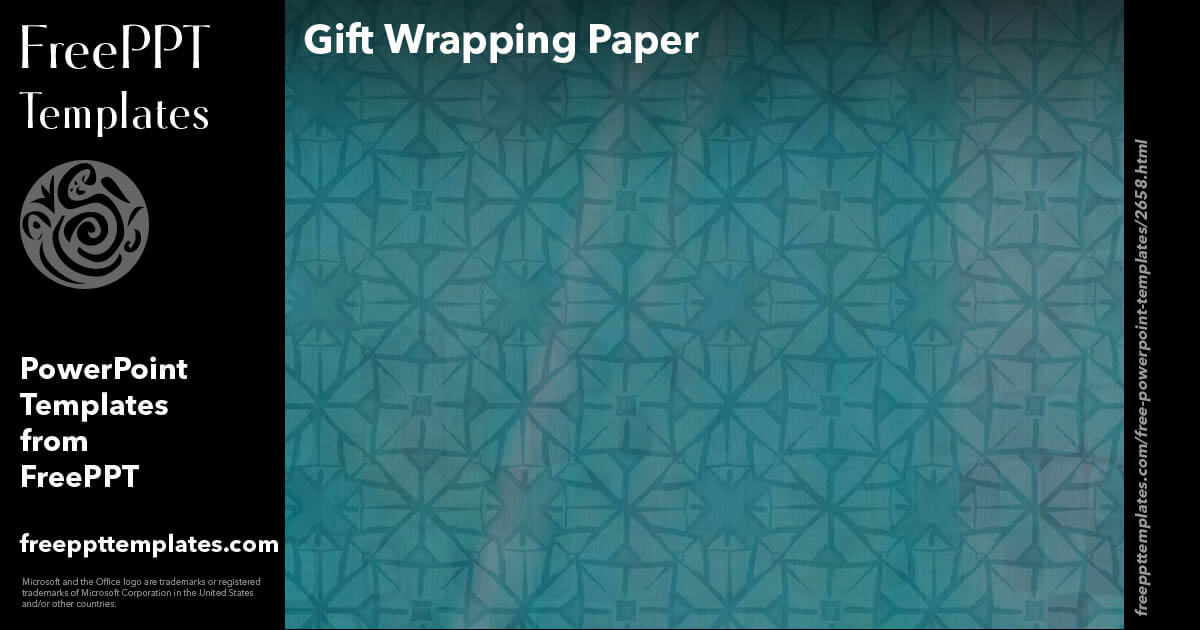Gift Wrapping Paper - PowerPoint Templates