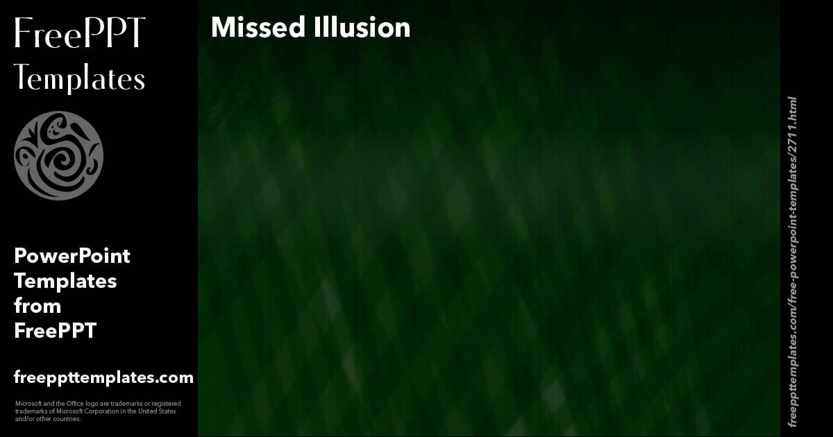 Missed Illusion - PowerPoint Templates