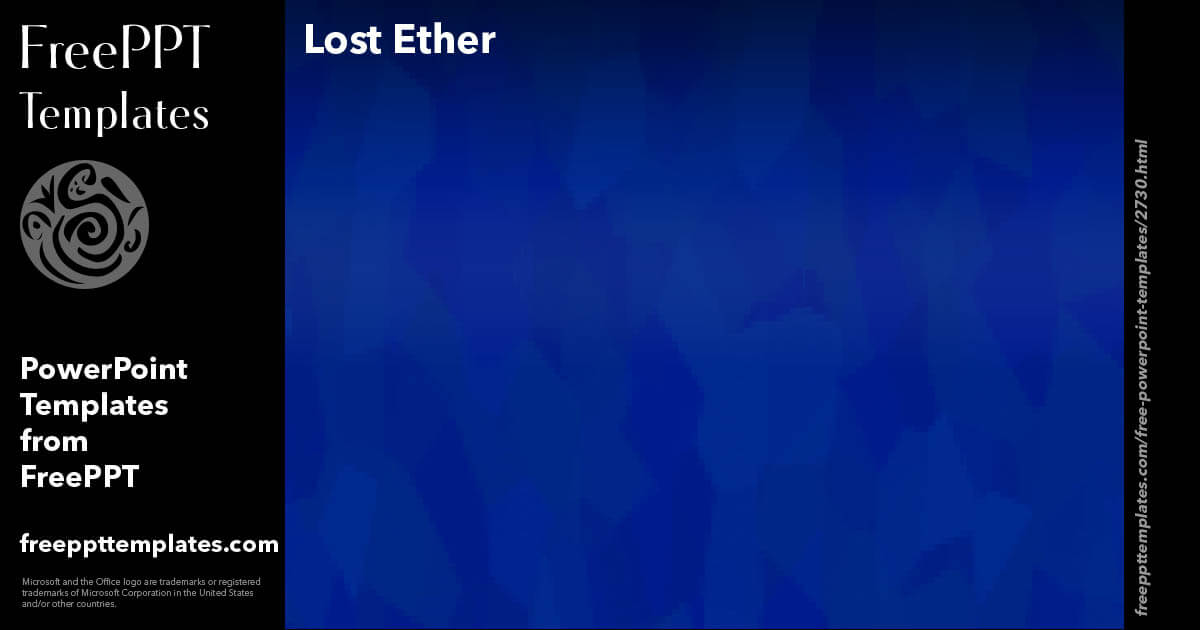 Lost Ether - PowerPoint Templates