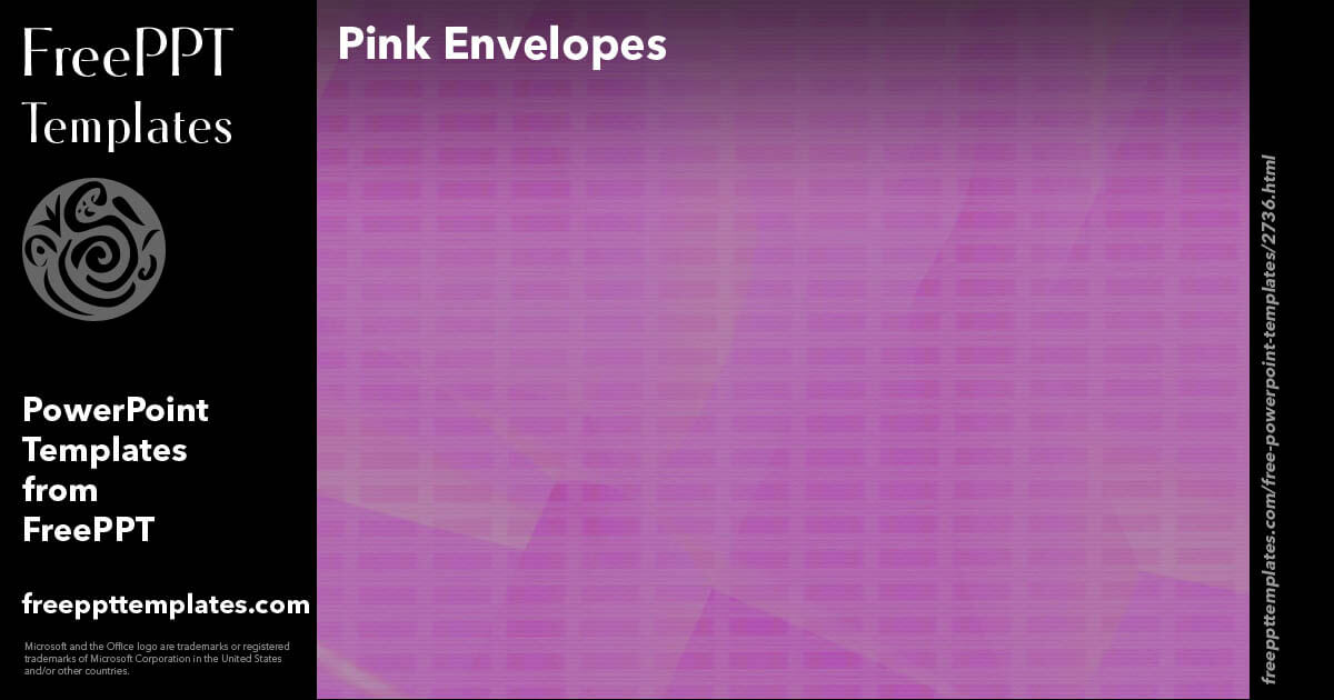 Pink Envelopes - PowerPoint Templates