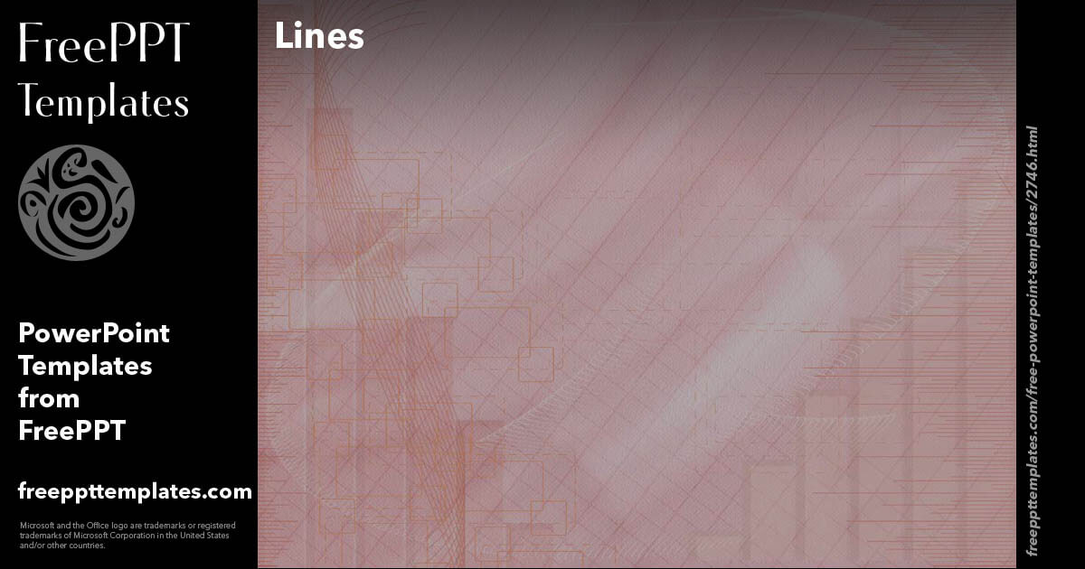 Free Lines Powerpoint Template Free Powerpoint Templates