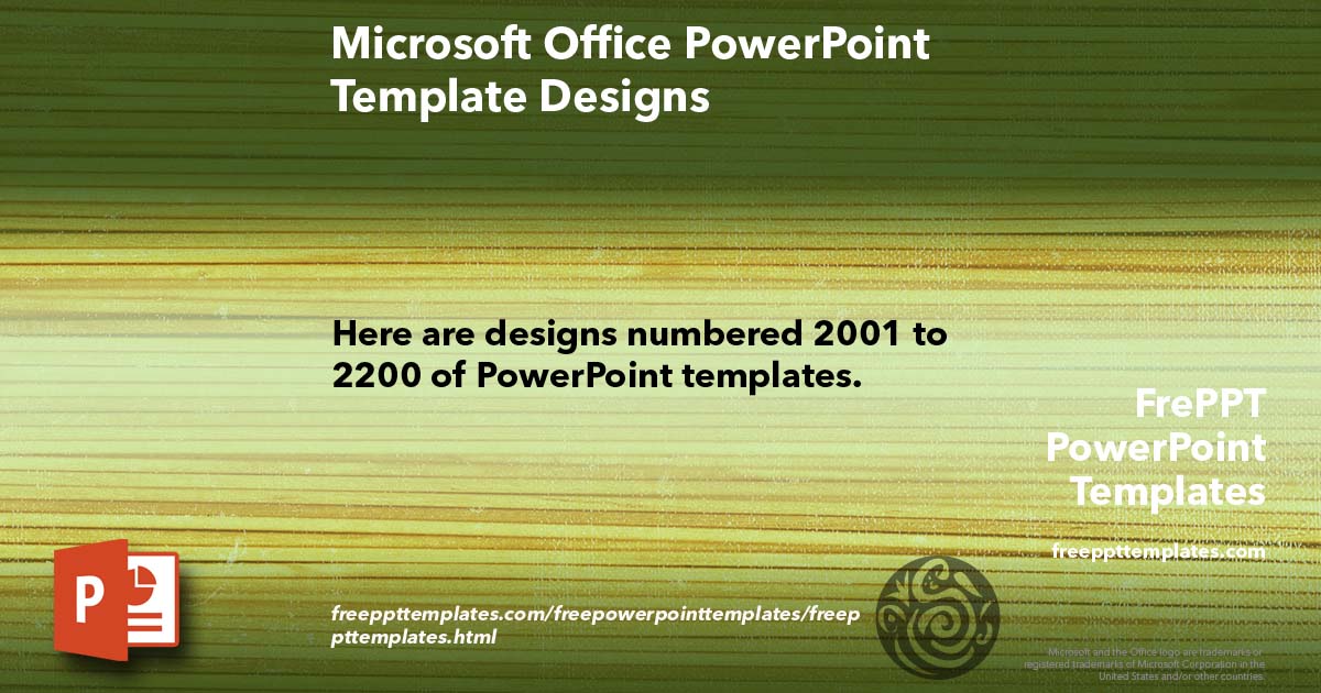 Microsoft Office PowerPoint Template Designs