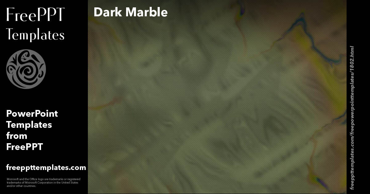 Dark Marble 05 - PowerPoint Templates