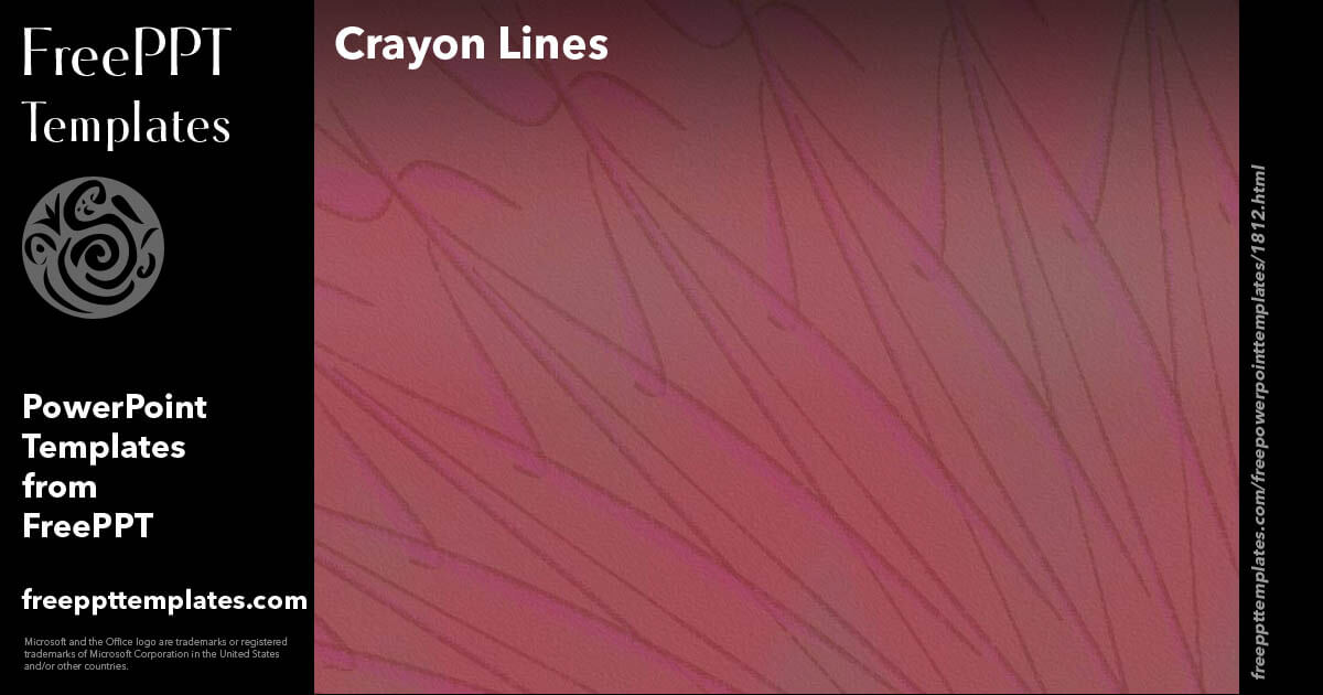 Crayon Lines - PowerPoint Templates