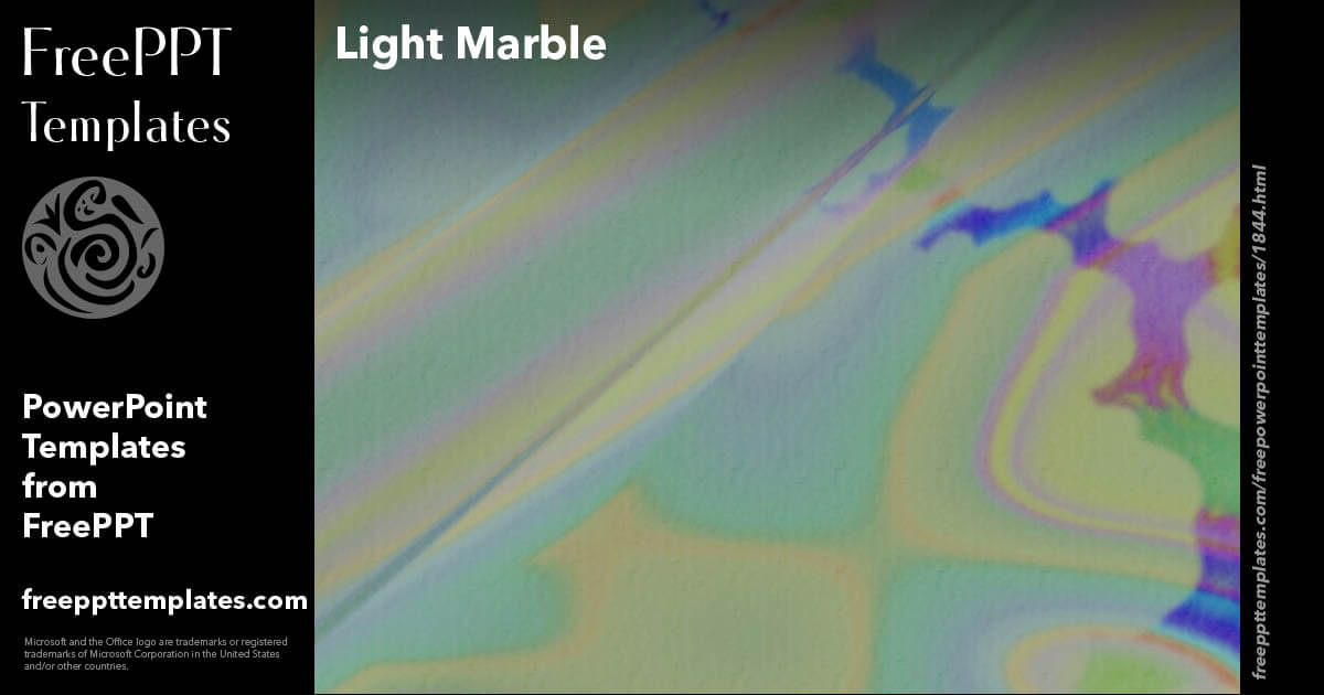 Light Marble 07 - PowerPoint Templates