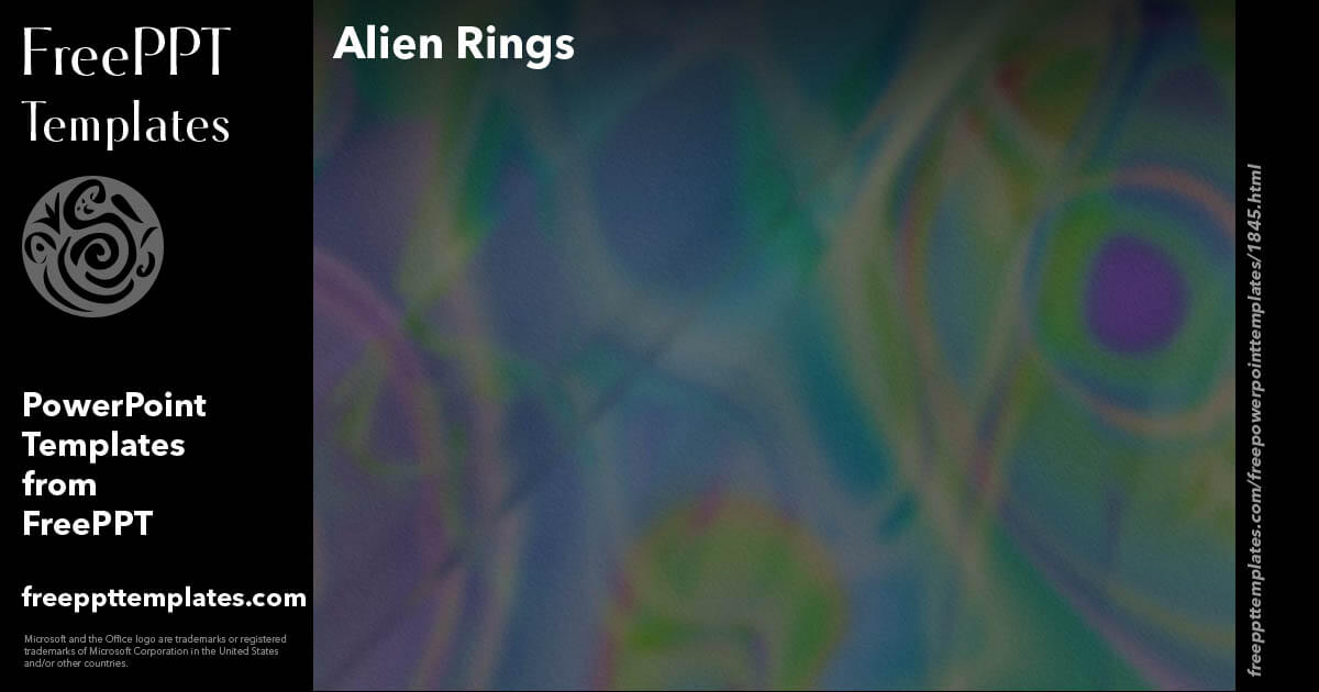 Alien Rings - PowerPoint Templates