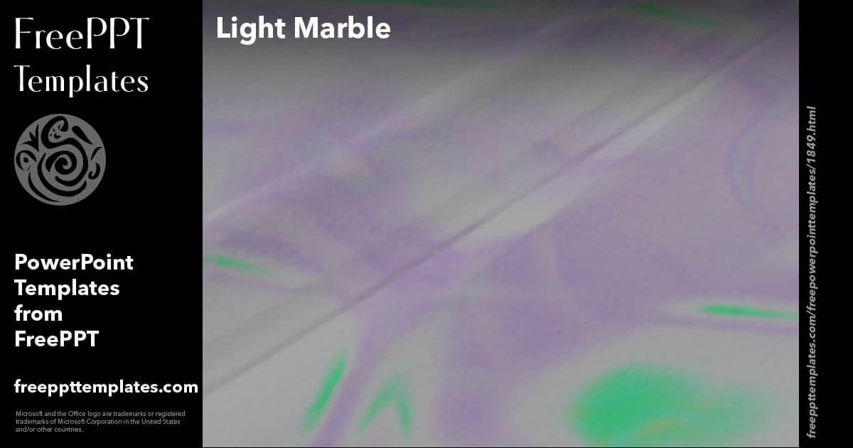 Light Marble 09 - PowerPoint Templates