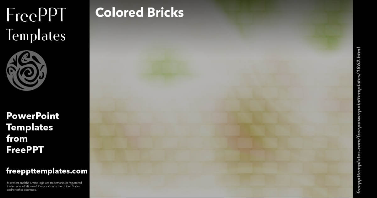 Colored Bricks - PowerPoint Templates