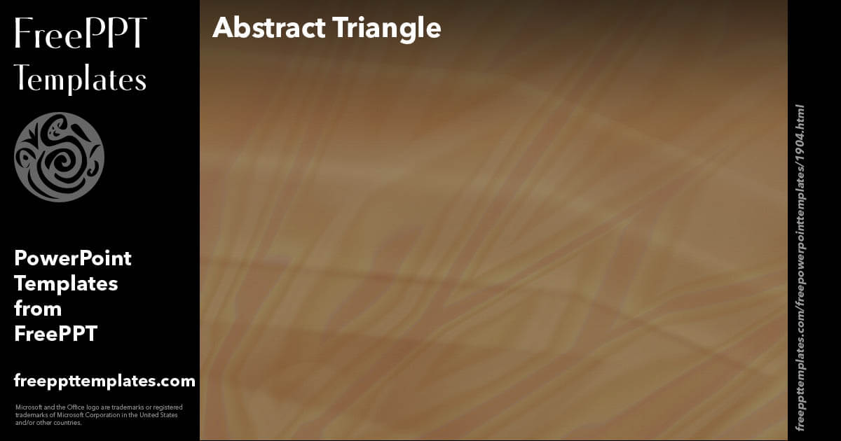 Abstract Triangle - PowerPoint Templates