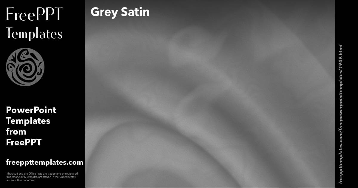 Grey Satin - PowerPoint Templates