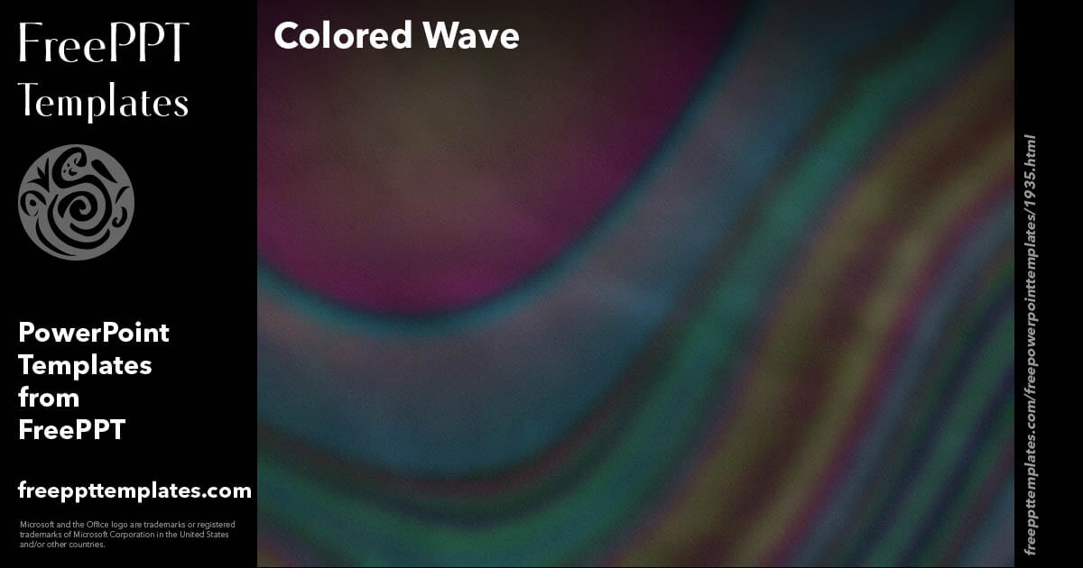 Colored Wave - PowerPoint Templates
