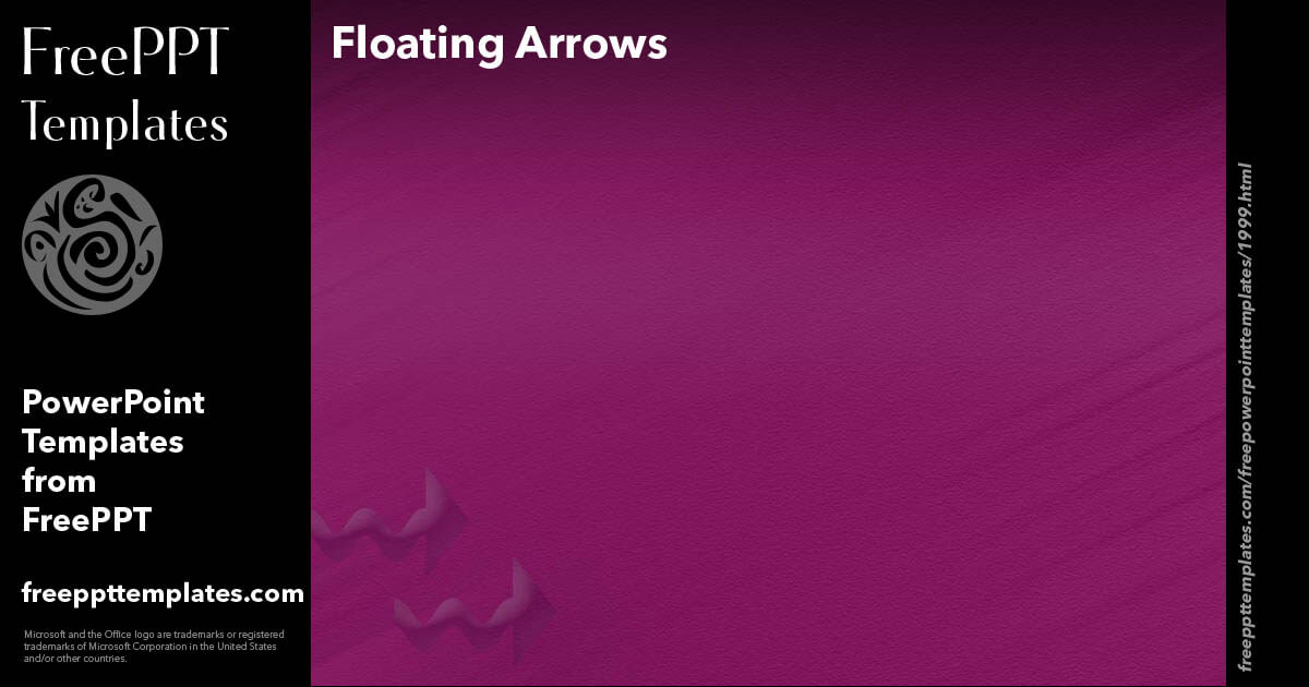 Floating Arrows - PowerPoint Templates