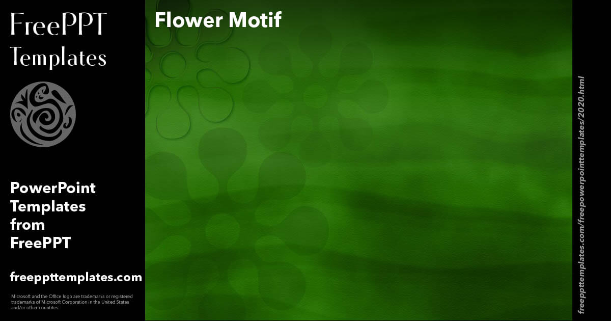 Flower Motif 02 - PowerPoint Templates