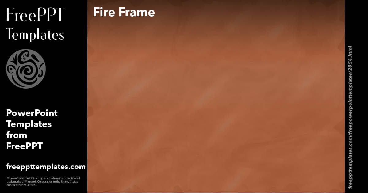 Fire Frame - PowerPoint Templates