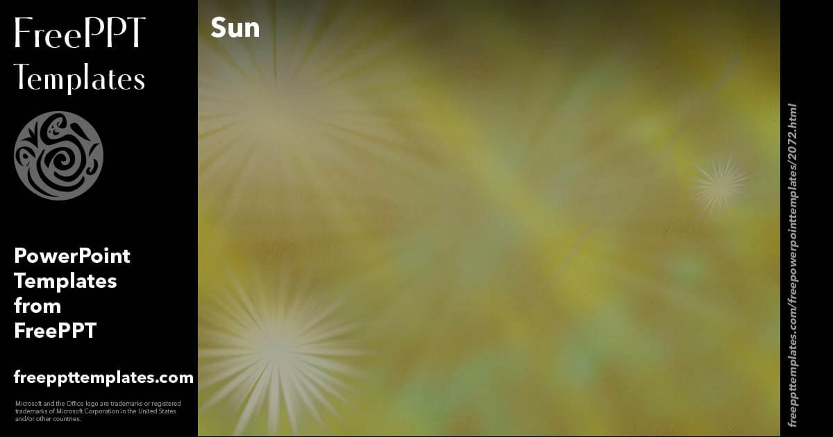 Sun 05 - PowerPoint Templates