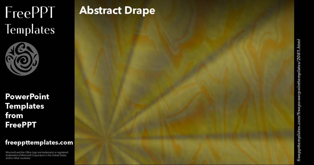 Abstract Drape 02 - PowerPoint Templates
