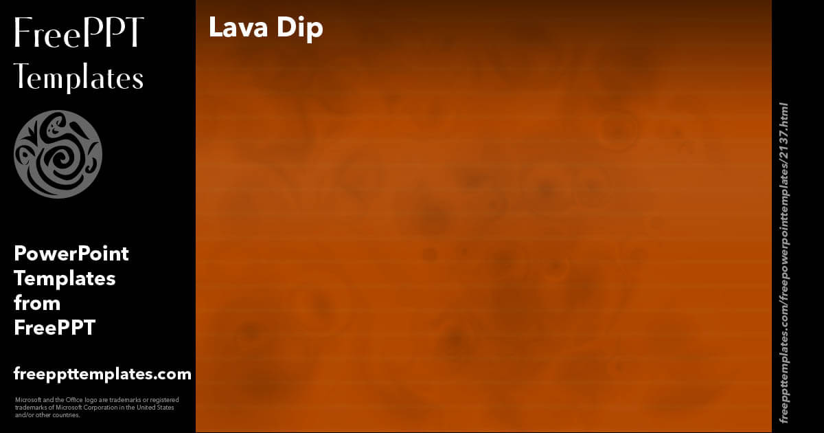 Lava Dip - PowerPoint Templates