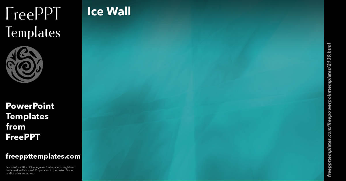 Ice Wall - PowerPoint Templates