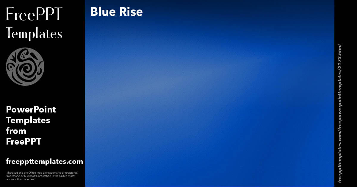 Blue Rise - PowerPoint Templates