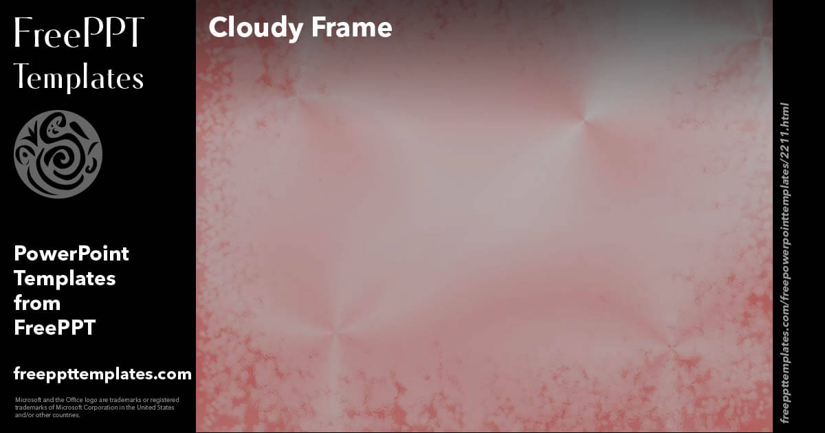 Cloudy Frame - PowerPoint Templates
