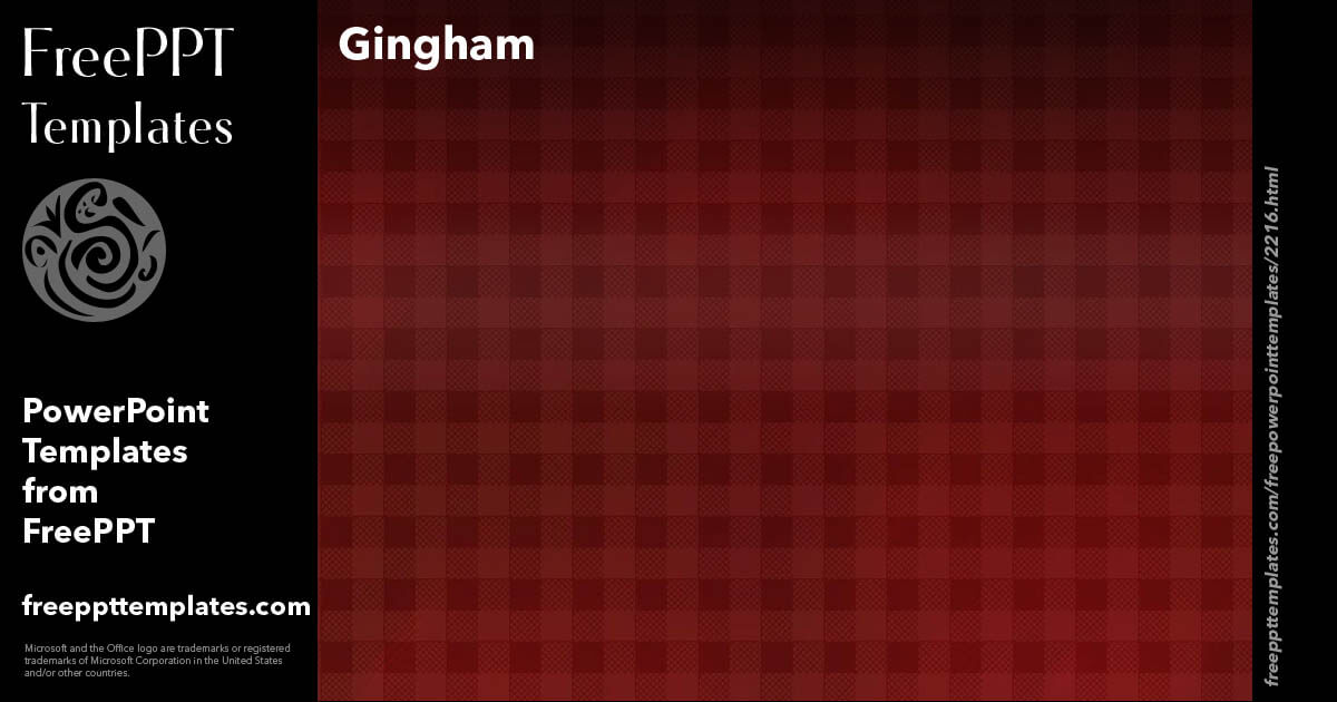 Gingham 01 - PowerPoint Templates