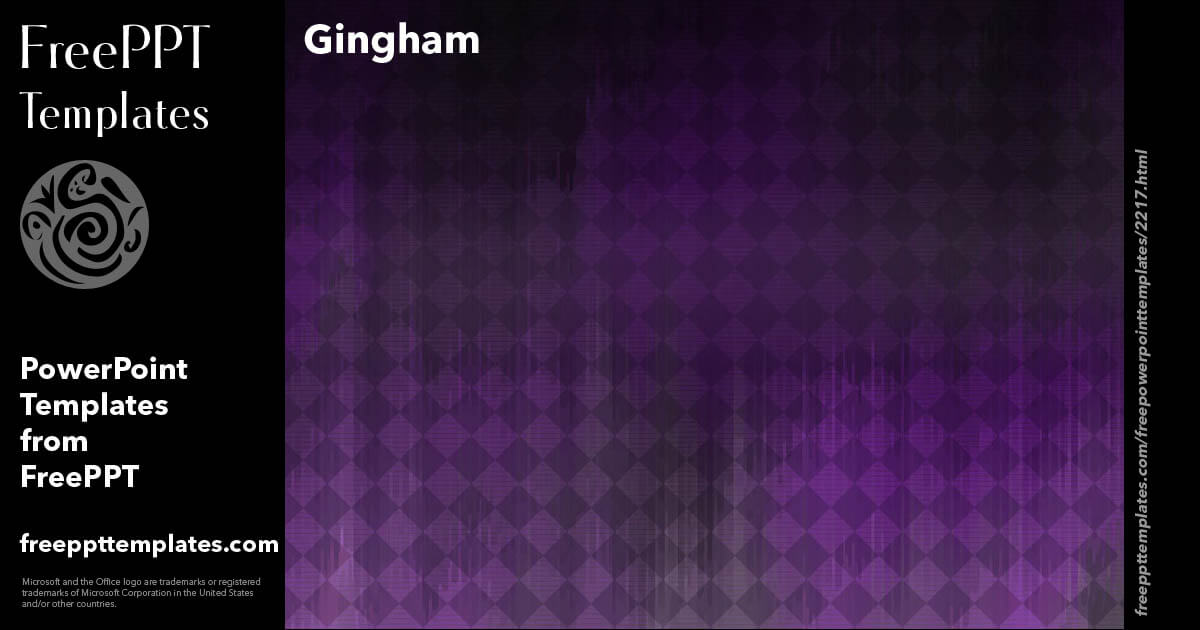 Gingham 02 - PowerPoint Templates