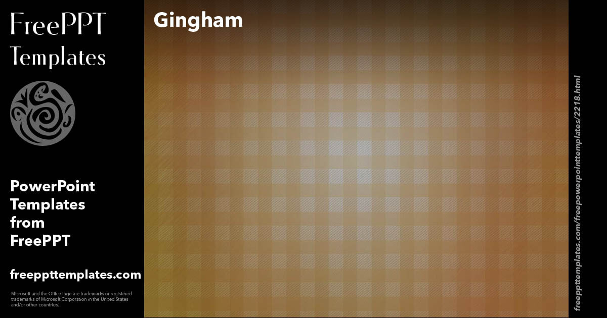 Gingham 03 - PowerPoint Templates
