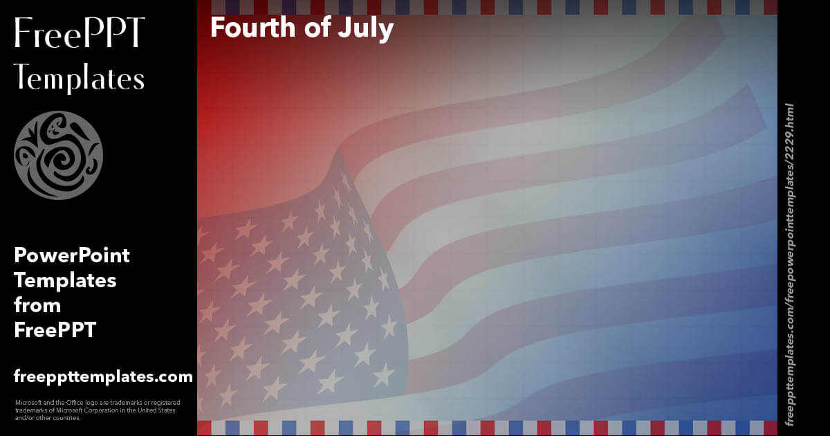 Fourth of July 04 - PowerPoint Templates
