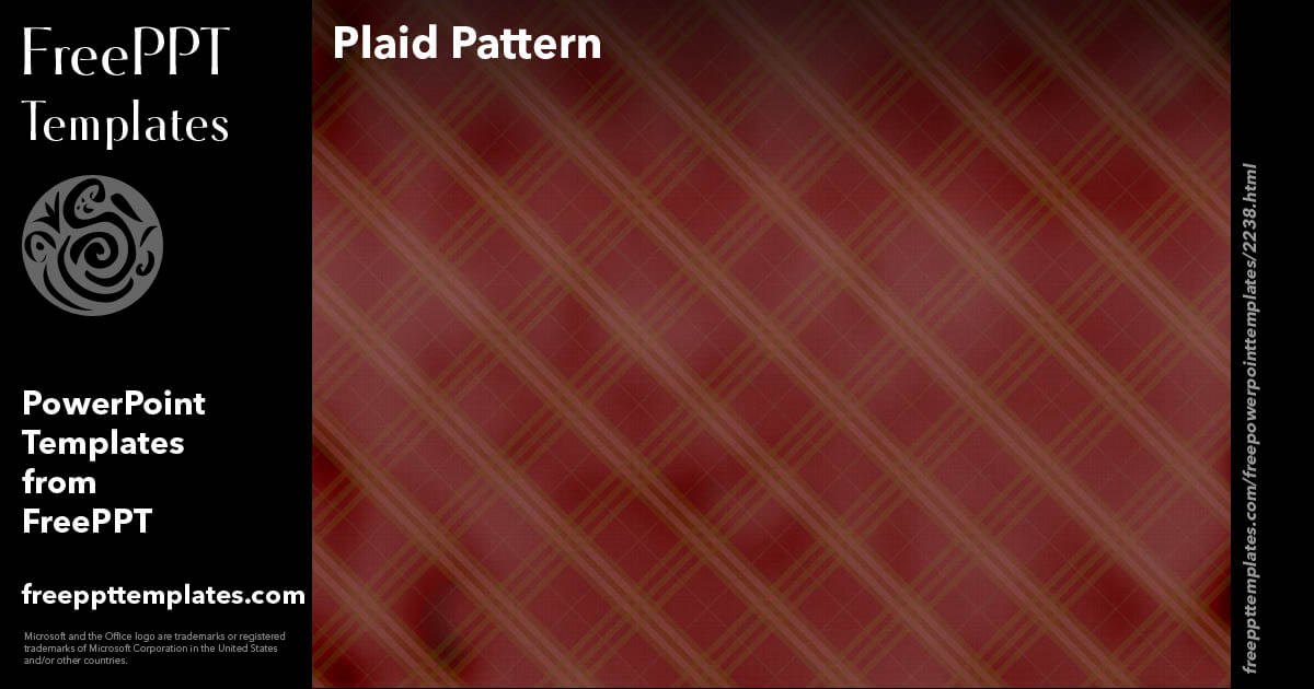 Plaid Pattern 03 - PowerPoint Templates