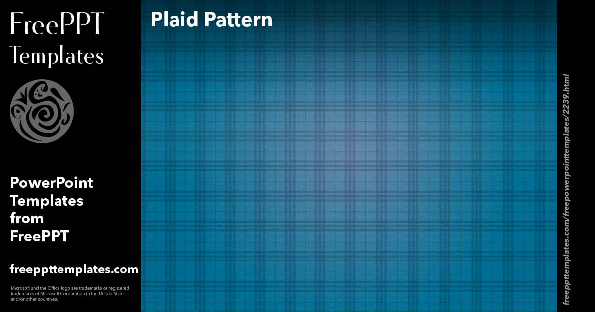 Plaid Pattern 04 - PowerPoint Templates