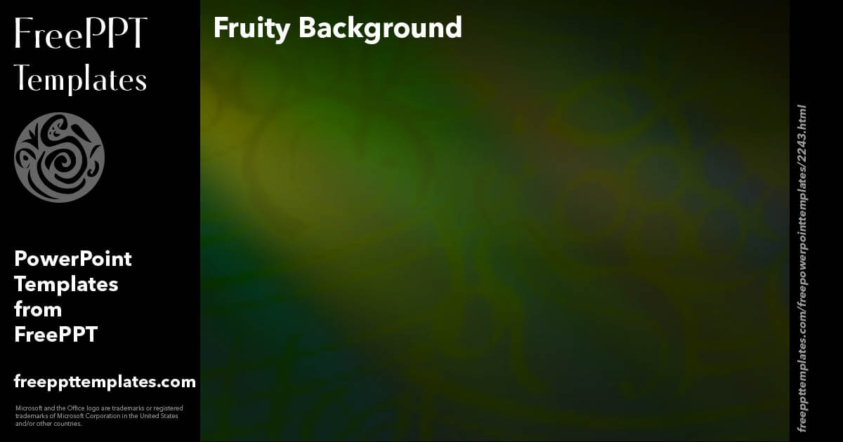 Fruity Background - PowerPoint Templates