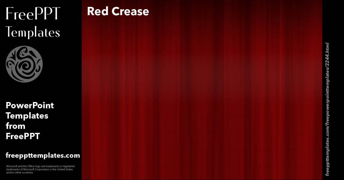 Red Crease - PowerPoint Templates
